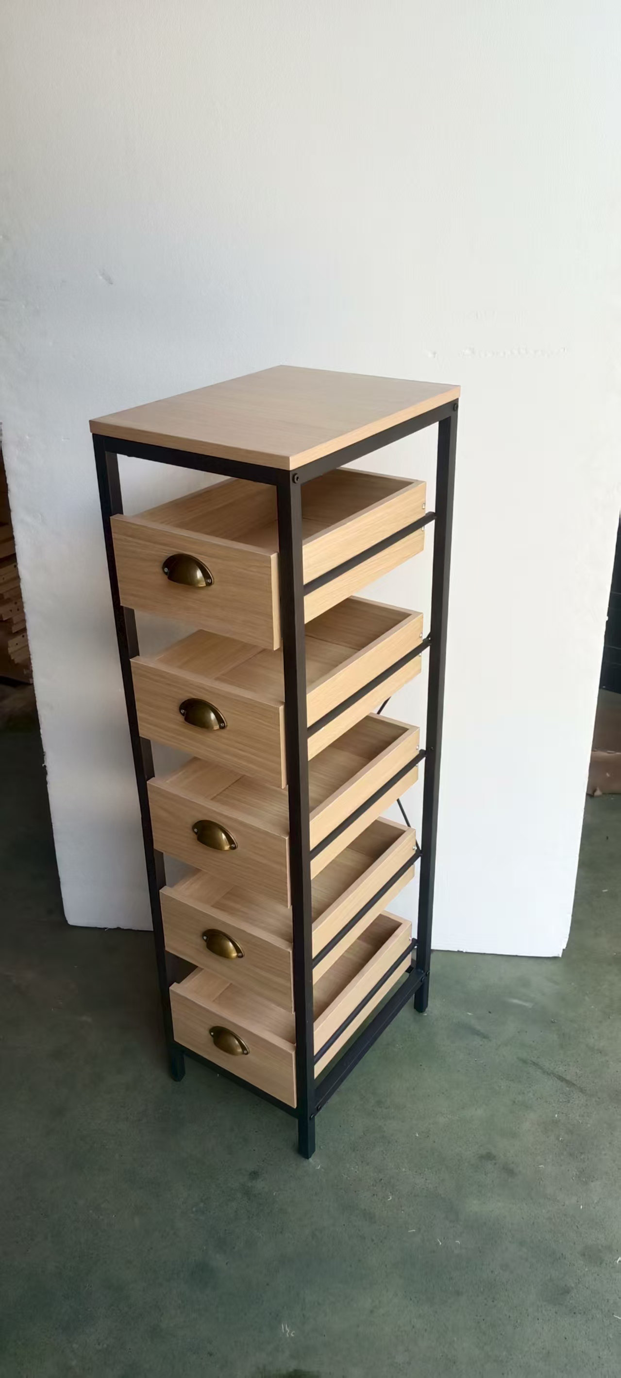 George Oliver Five drawer storage rack Five drawer storage rack ...