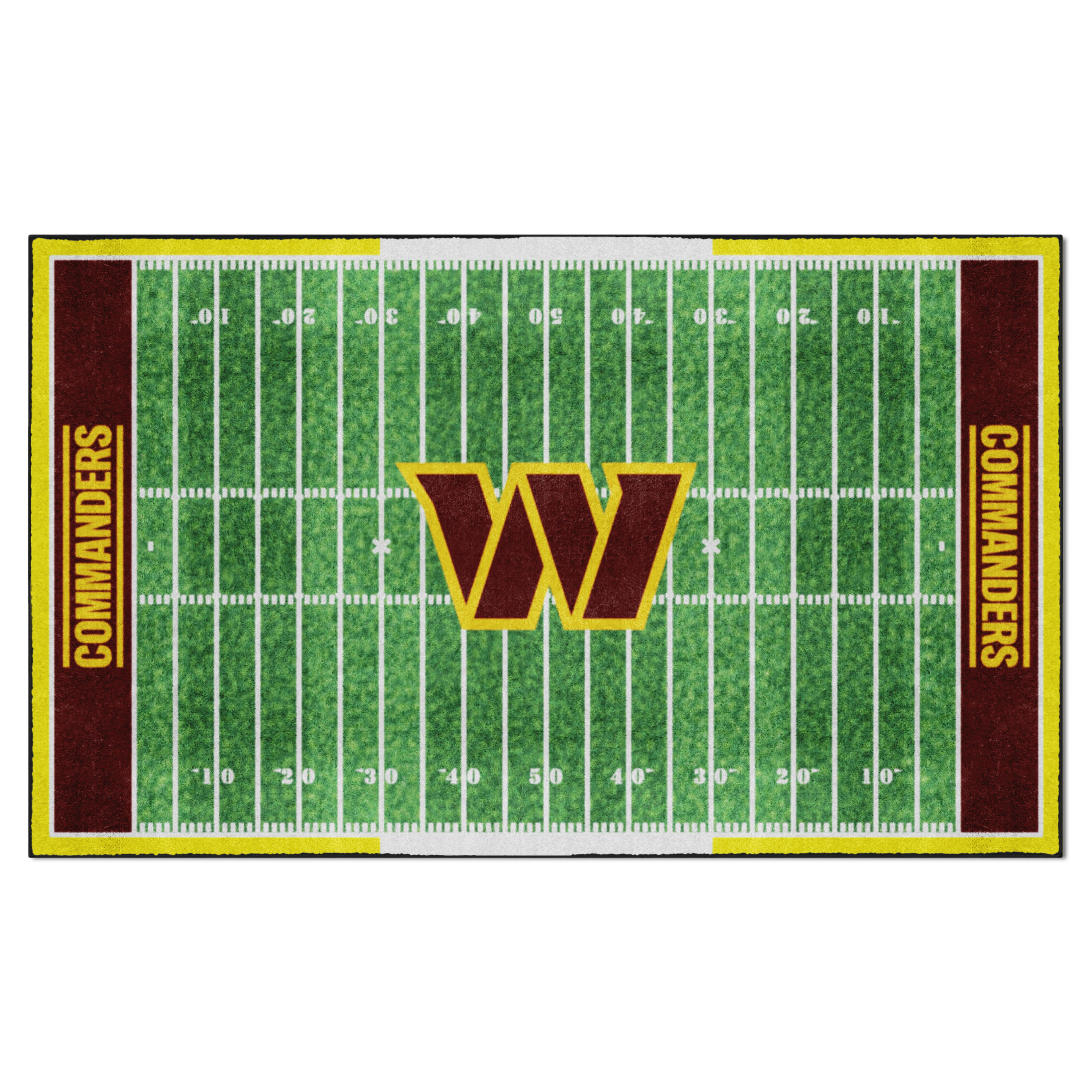 FANMATS Washington Commanders 6 Ft. X 10 Ft. Plush Area Rug | Wayfair