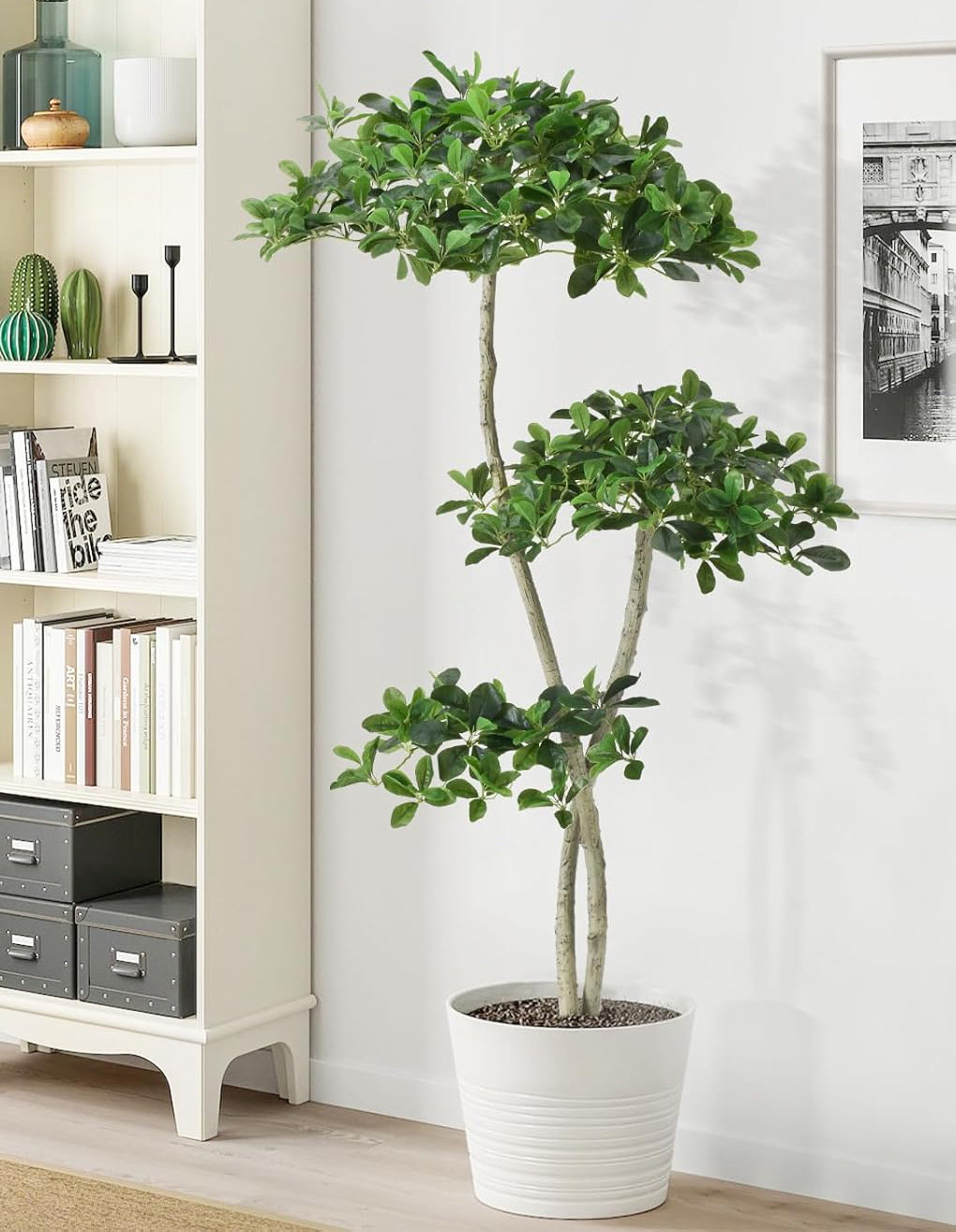 Corrigan Studio® 7Ft Tall Artificial Olive Tree With 1575 Lifelike ...