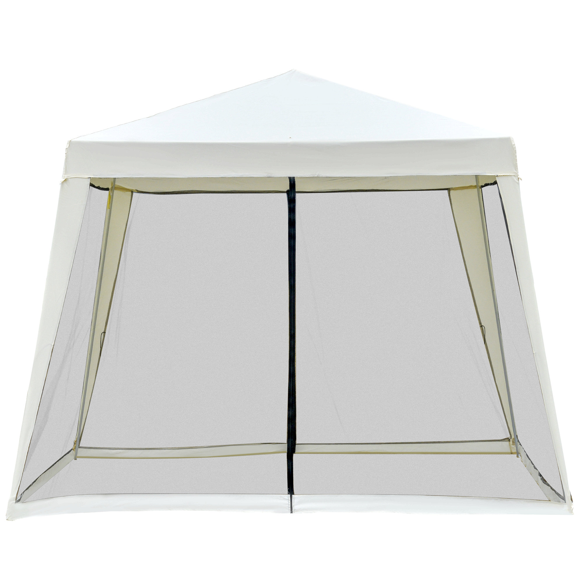 DAPPER DOODLES INC Outsunny Outdoor Canopy Tent, Slant Leg Sun Shelter ...