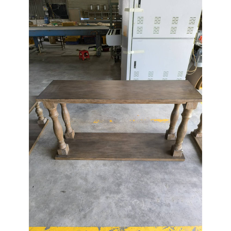 August Grove® Styling Solid Wood & Mdf Console Table | Wayfair