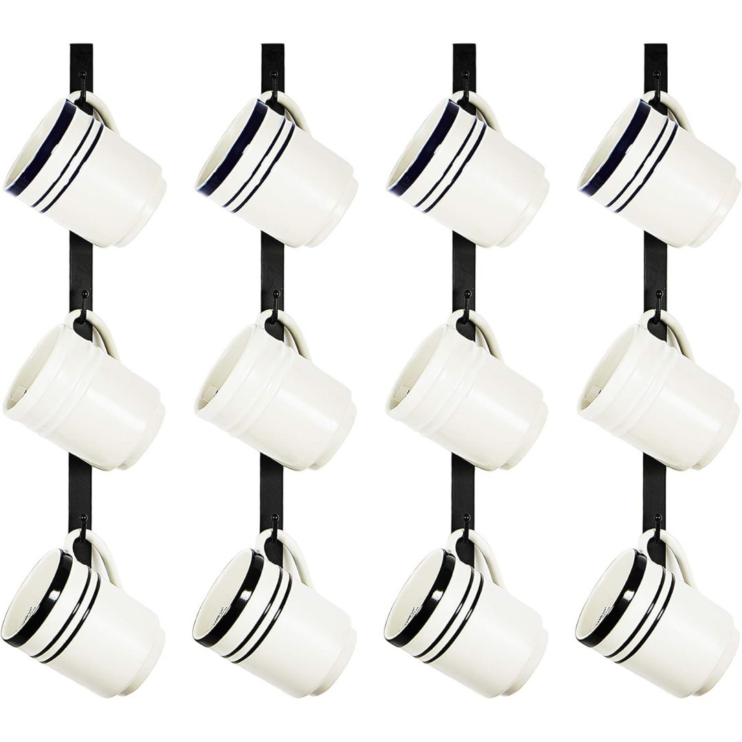 Latitude Run® Metal Mug Rack - Holds A Dozen Cups And Mugs, Including ...