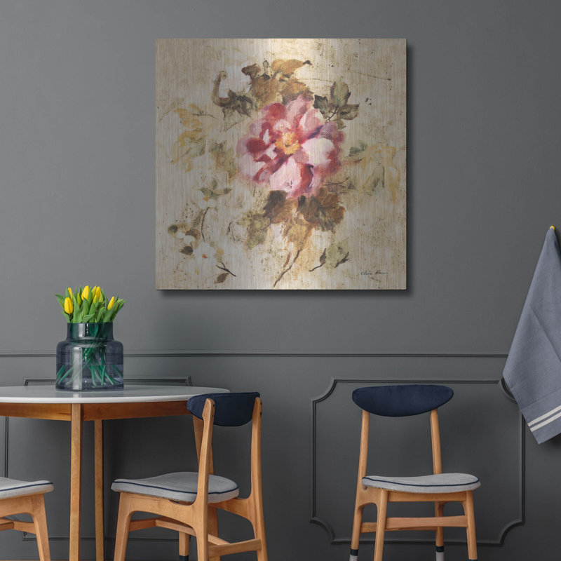 Winston Porter 'Spring Roses 1' by Cheri Blum Metal Wall Art | Wayfair