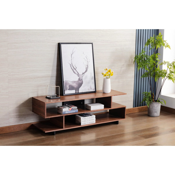 Ebern Designs Iris TV Stand for TVs up to 58" with 2 Shelves | Wayfair