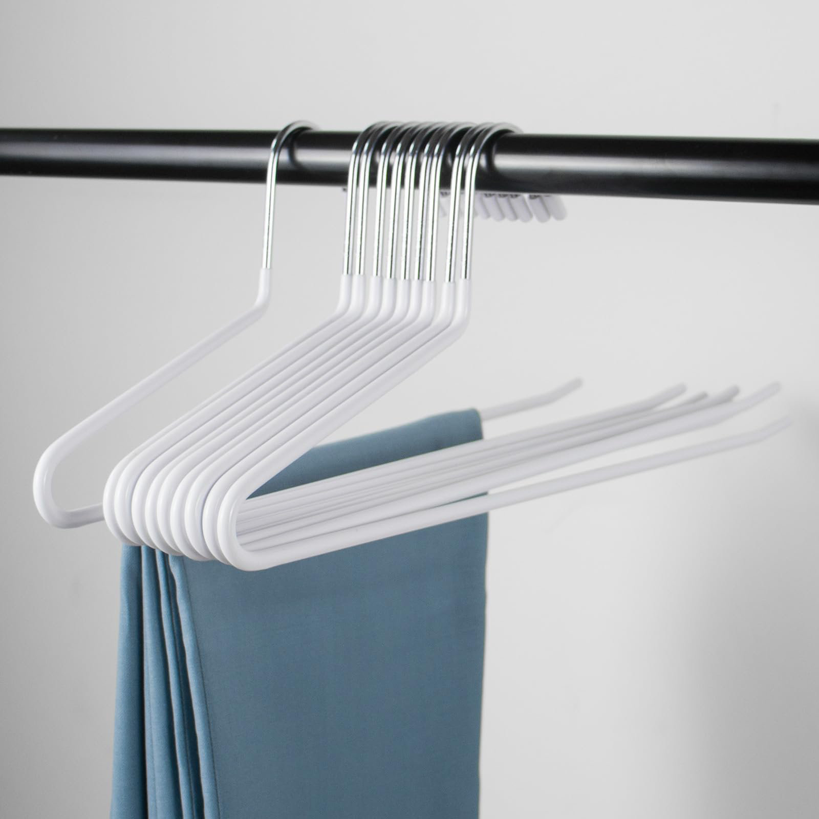 Rebrilliant Pants Hangers 30 Pack Non Slip,Trouser/Blanket/Jeans ...