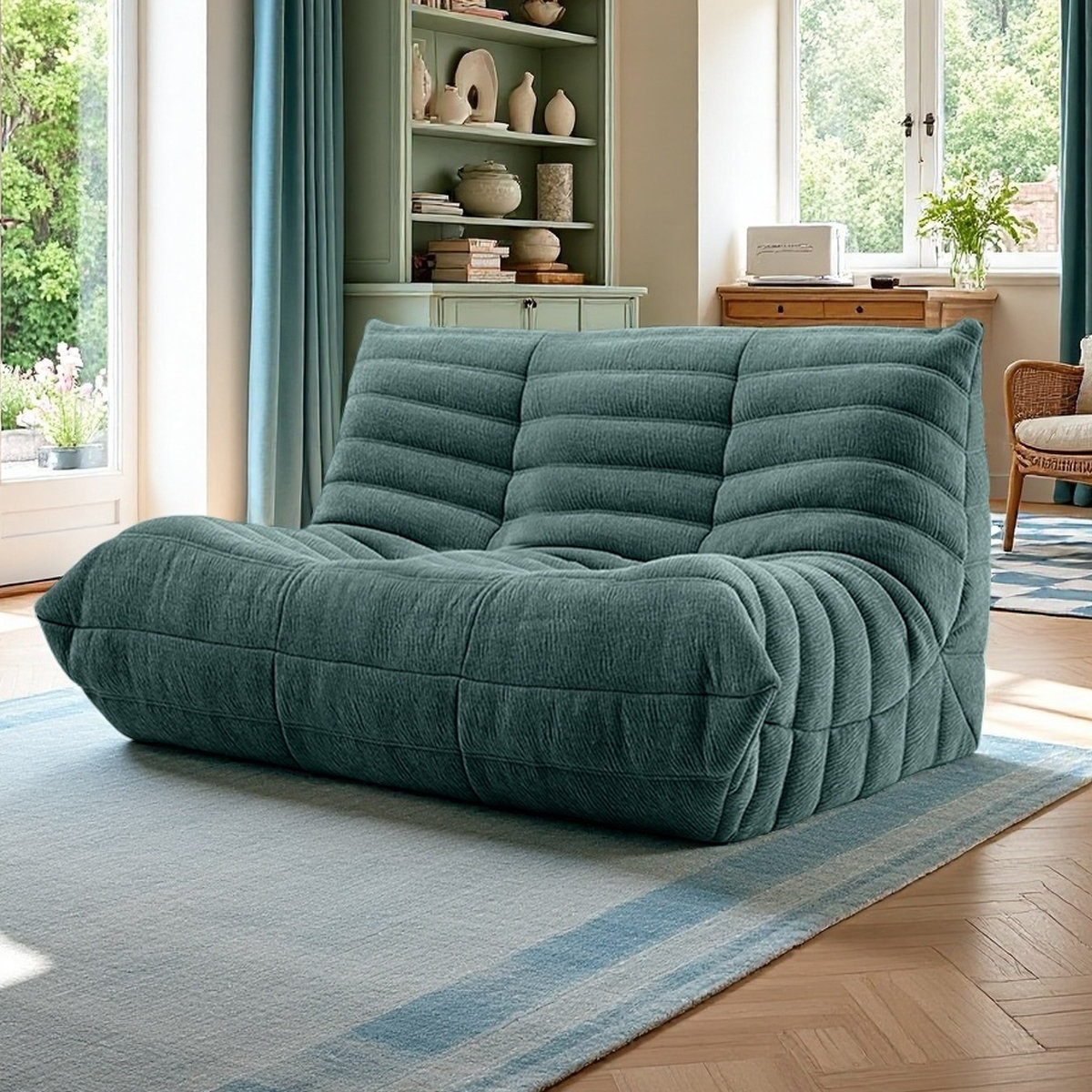 Ivy Bronx Modern Simple Chenille Compression Sofas | Wayfair