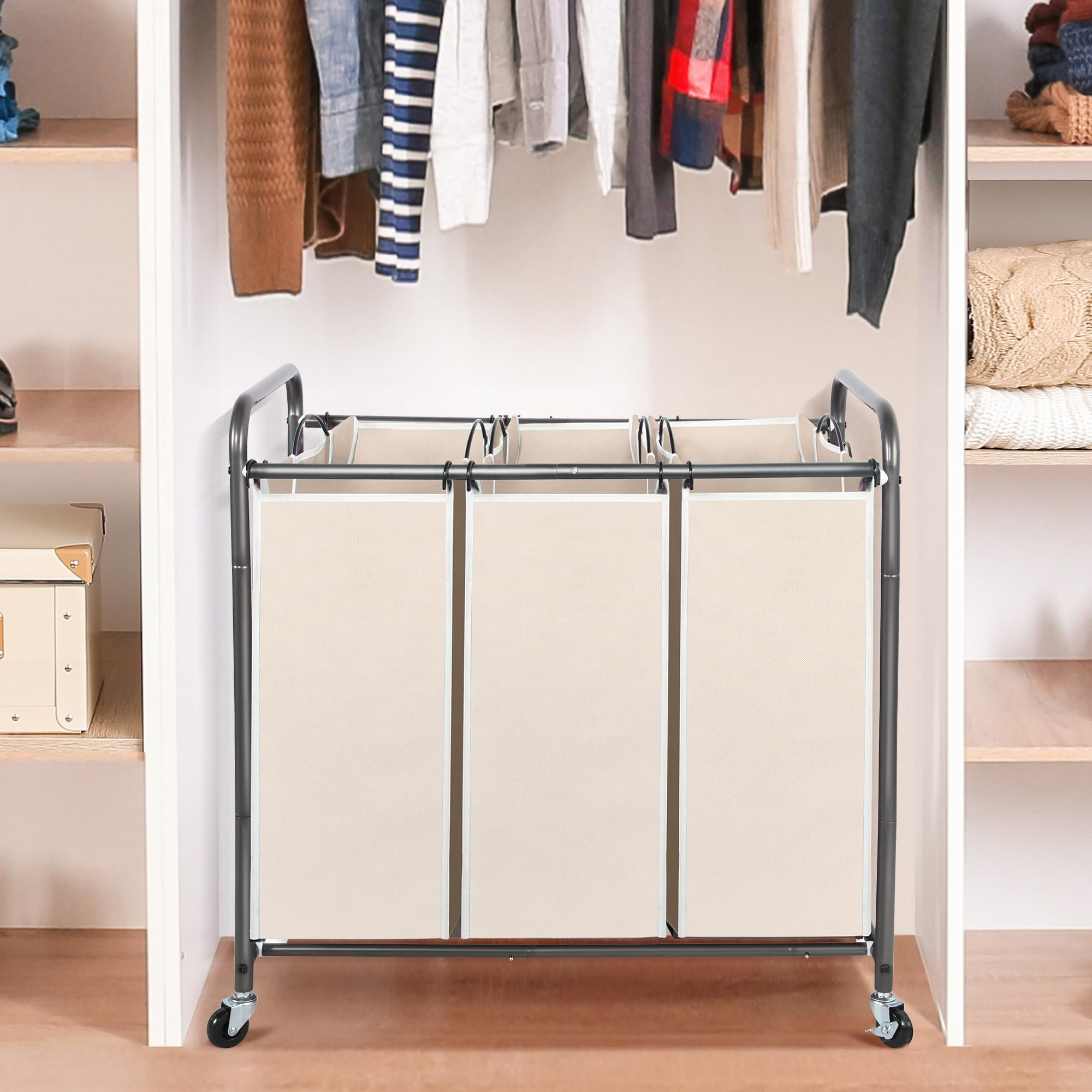 Latitude Run® 3 Section Laundry Hamper - Wayfair Canada