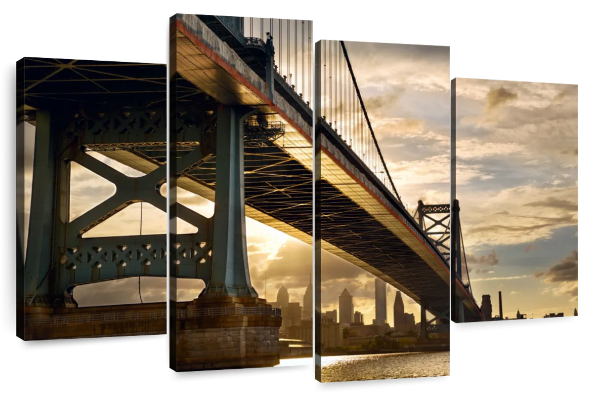 Ebern Designs Lilie Philadelphia Suspension Bridge - Wayfair Canada