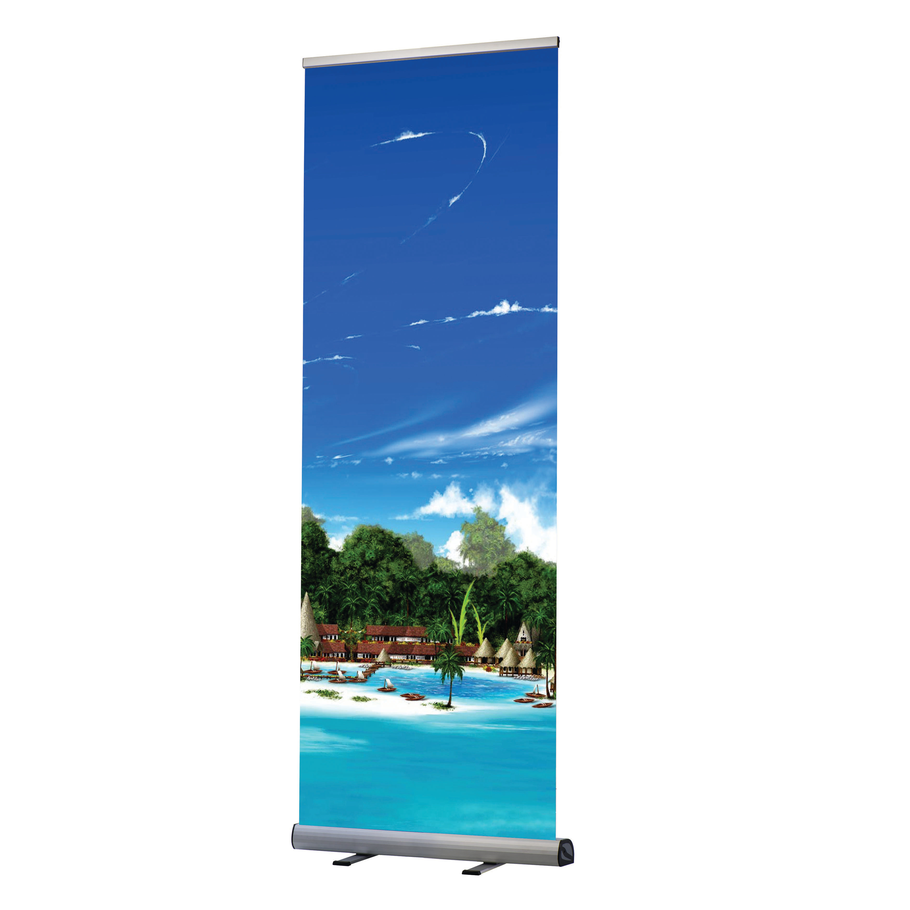 MT Displays 36X78.74 Inch Retractable Roll Up Banner Stand ...