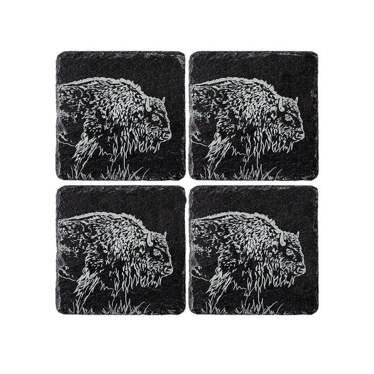 Selbrae House Square 4 Piece Coaster Set | Wayfair.co.uk