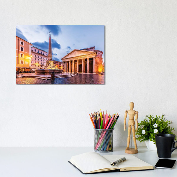 Latitude Run Pantheon, Rome by Nejdet Duzen - Wrapped Canvas Gallery ...