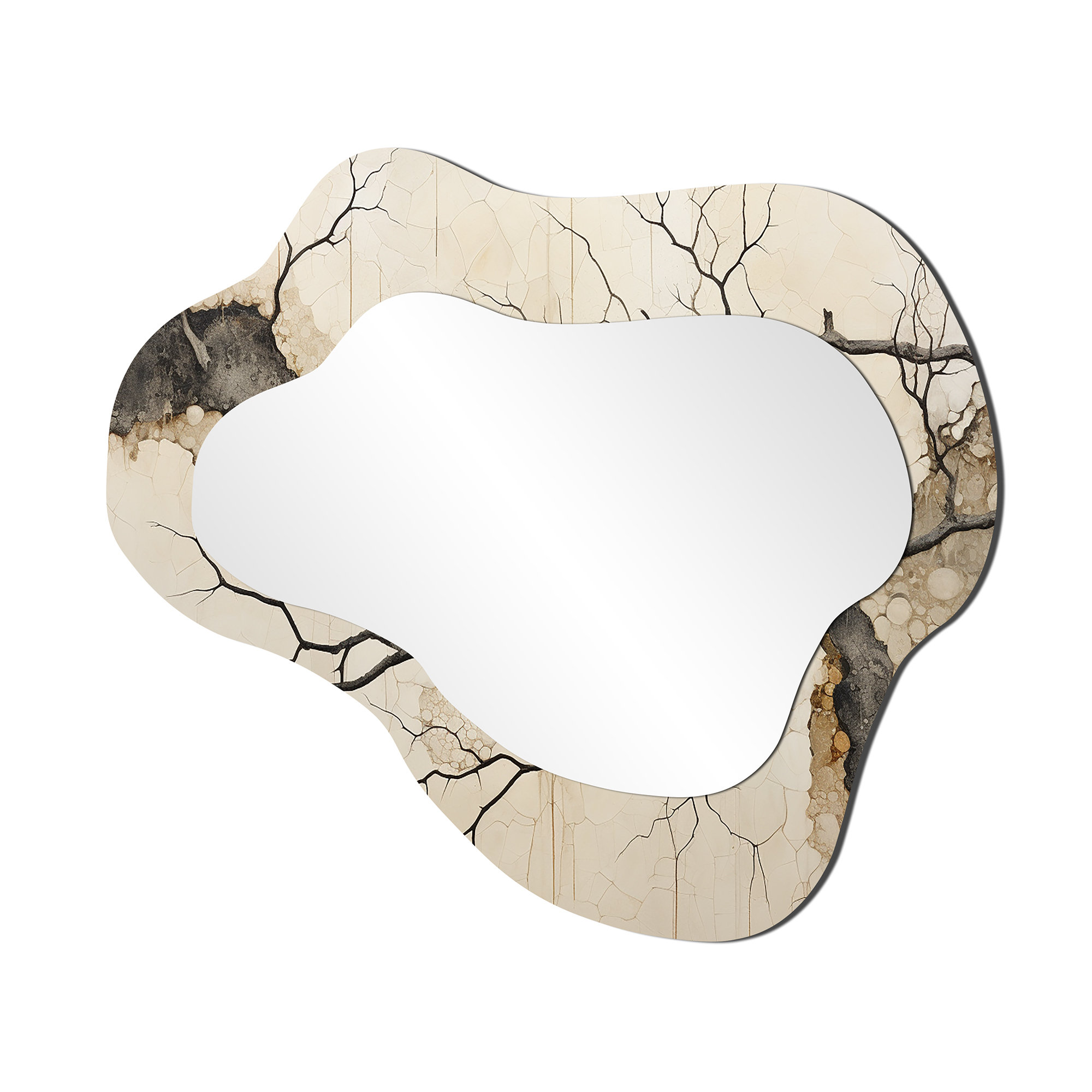 Ivy Bronx Moody Minimalism River Forest I - Forest River Asymmetrical ...