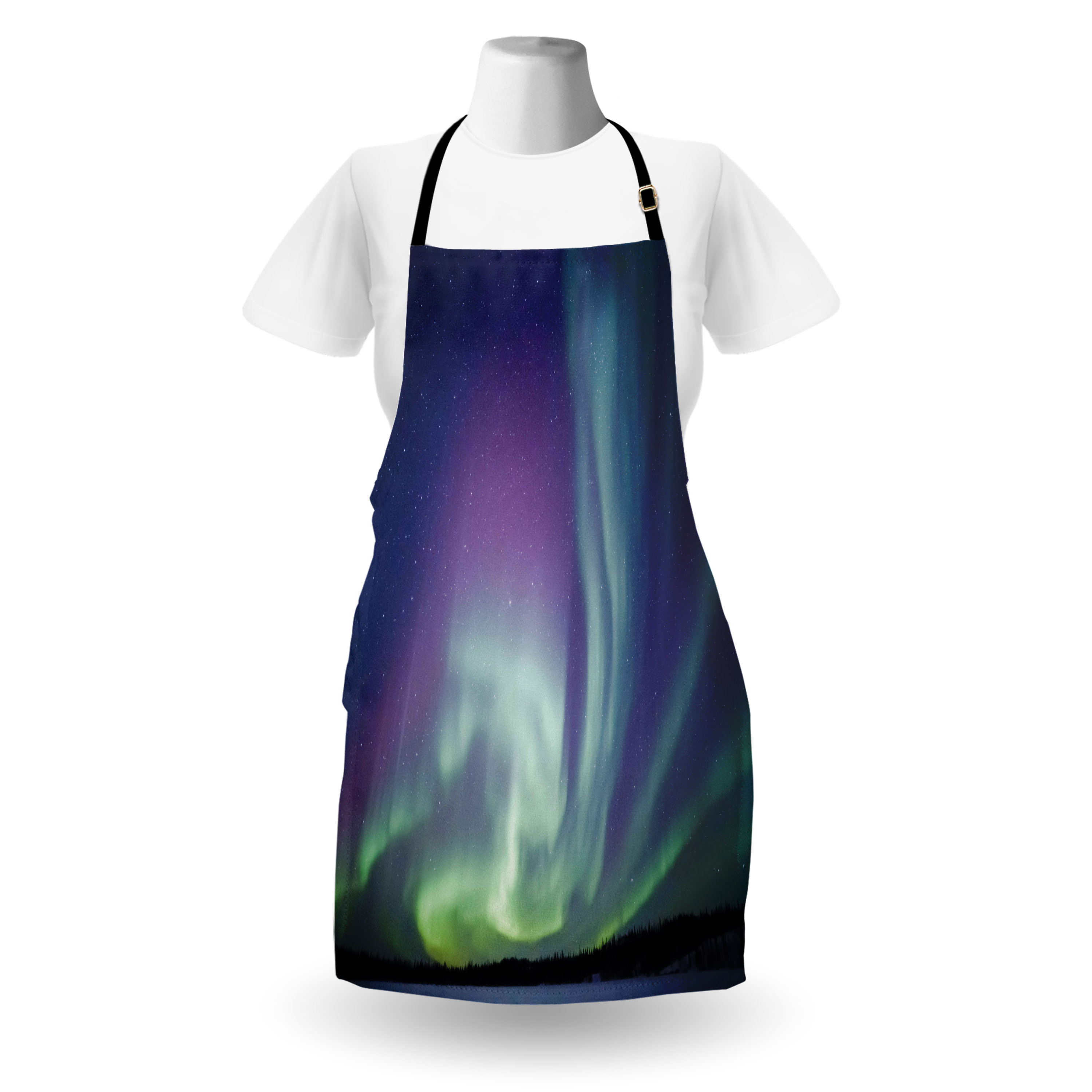East Urban Home Aurora Borealis Apron, Cooking Gardening, Adult Size ...