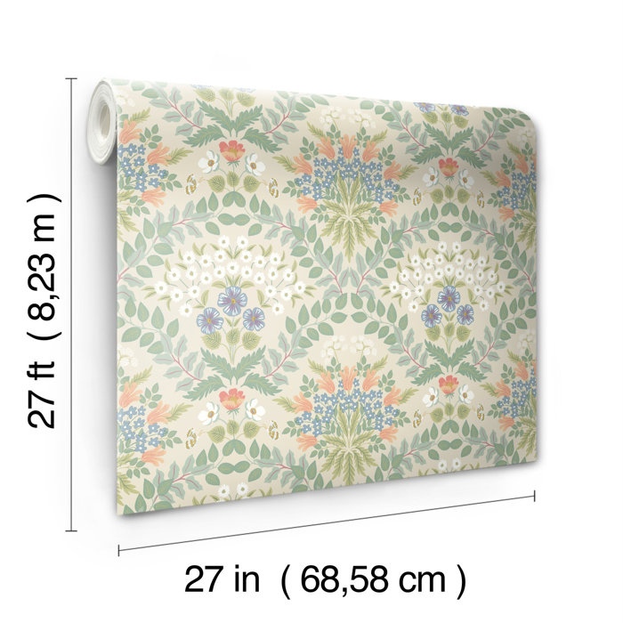 Rifle Paper Co. Bramble 27' L x 27" W Smooth Wallpaper Roll & Reviews ...