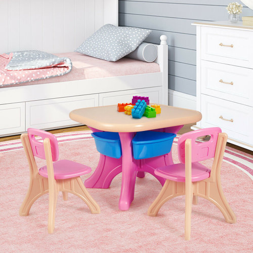 Square Toddler & Kids Table & Chair Sets You'll Love - Wayfair Canada