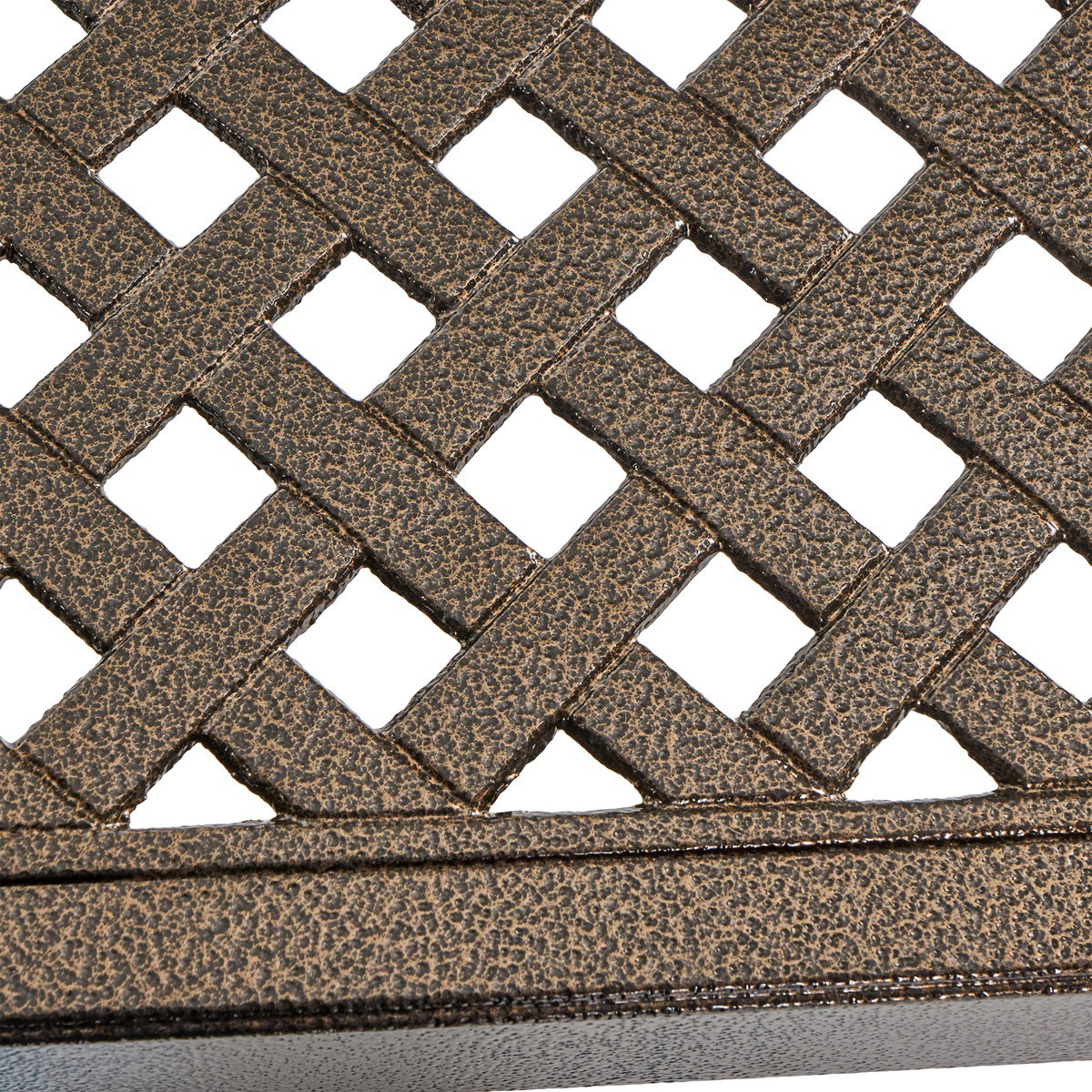 Latitude Run® Dormon Outdoor Modern Aluminum Dining Table with Woven ...