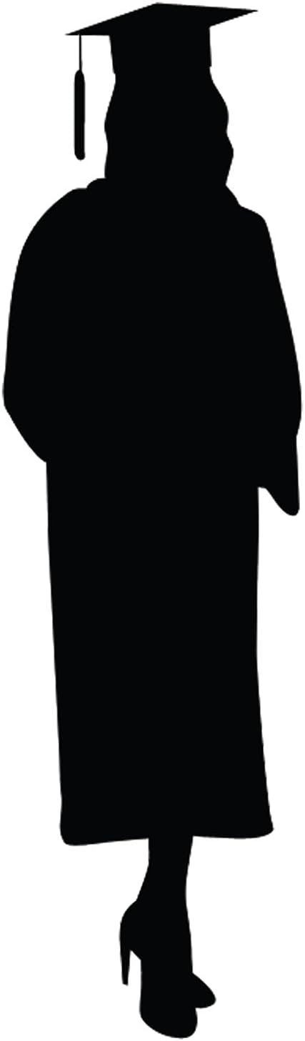 Star Cutouts SC2267 Female Graduate Silhouette Cardboard Cutout Standee ...