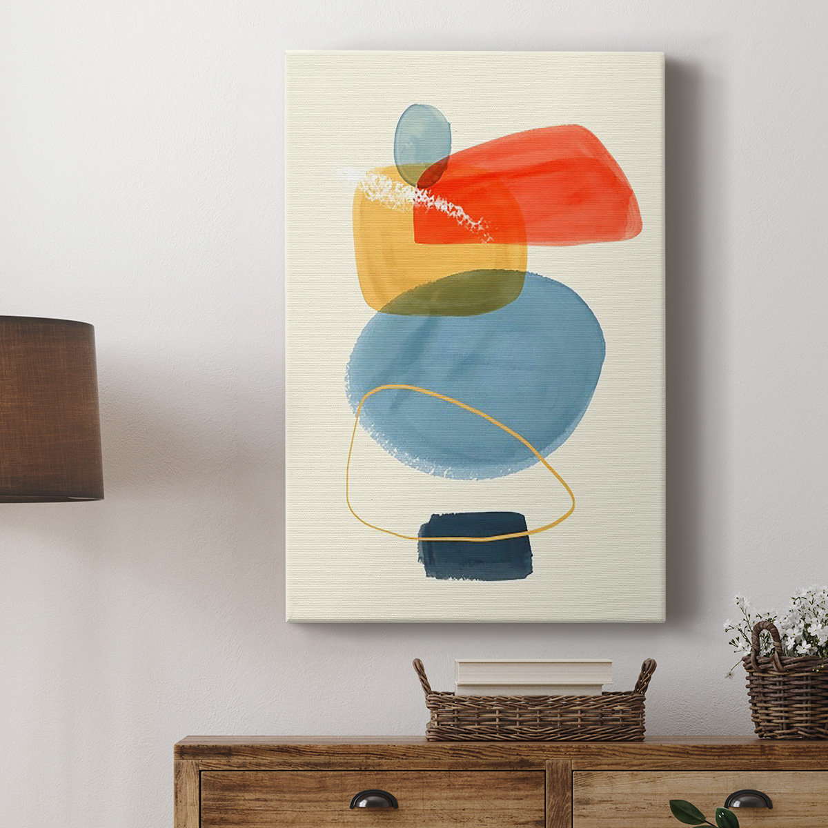 George Oliver Bright Color Bundle I Premium Gallery Wrapped Canvas ...