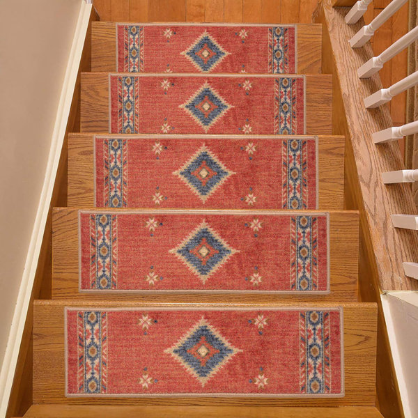 Set of 13 Stair Tread Rugs You'll Love | Wayfair