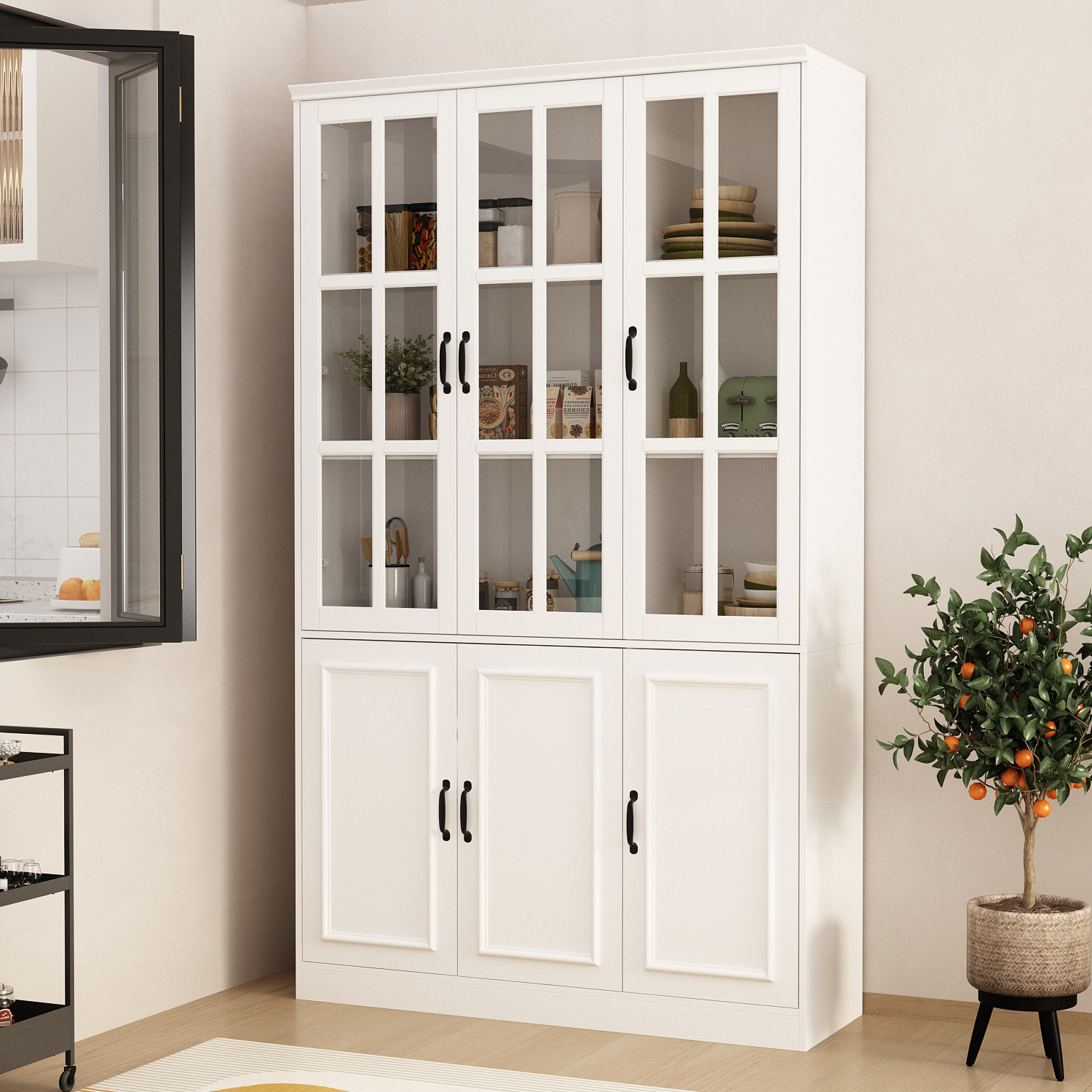 Red Barrel Studio® 79" Kitchen Pantry & Reviews | Wayfair