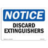 SignMission Notice Discharged Extinguishers Sign | Wayfair