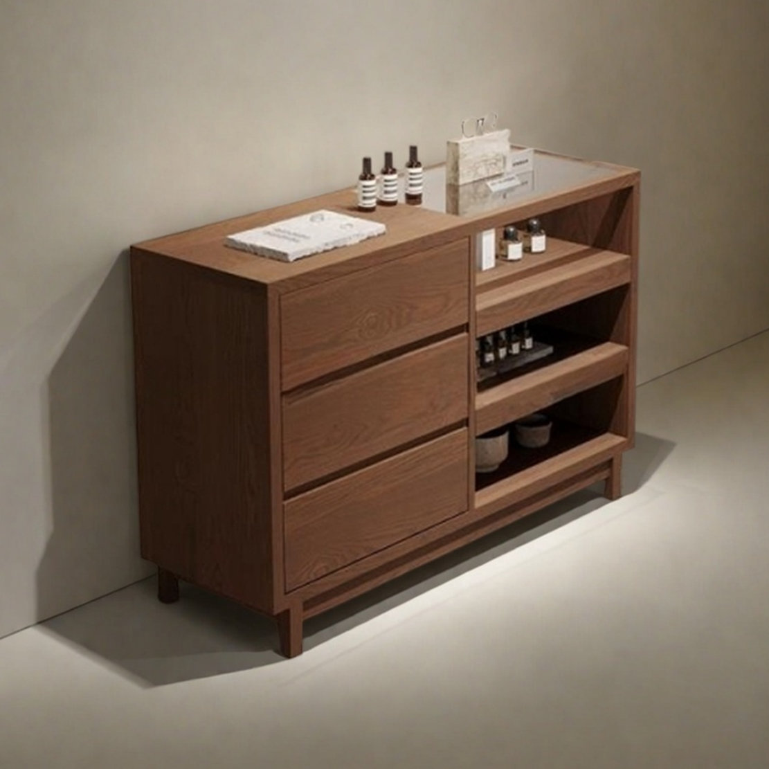 RESROS Fashion Retro Style Display Cabinet | Wayfair