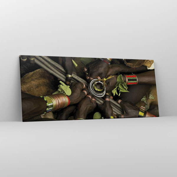 Ebern Designs Ethiopia Ritual Tribe - No Frame Print on Canvas | Wayfair.ie