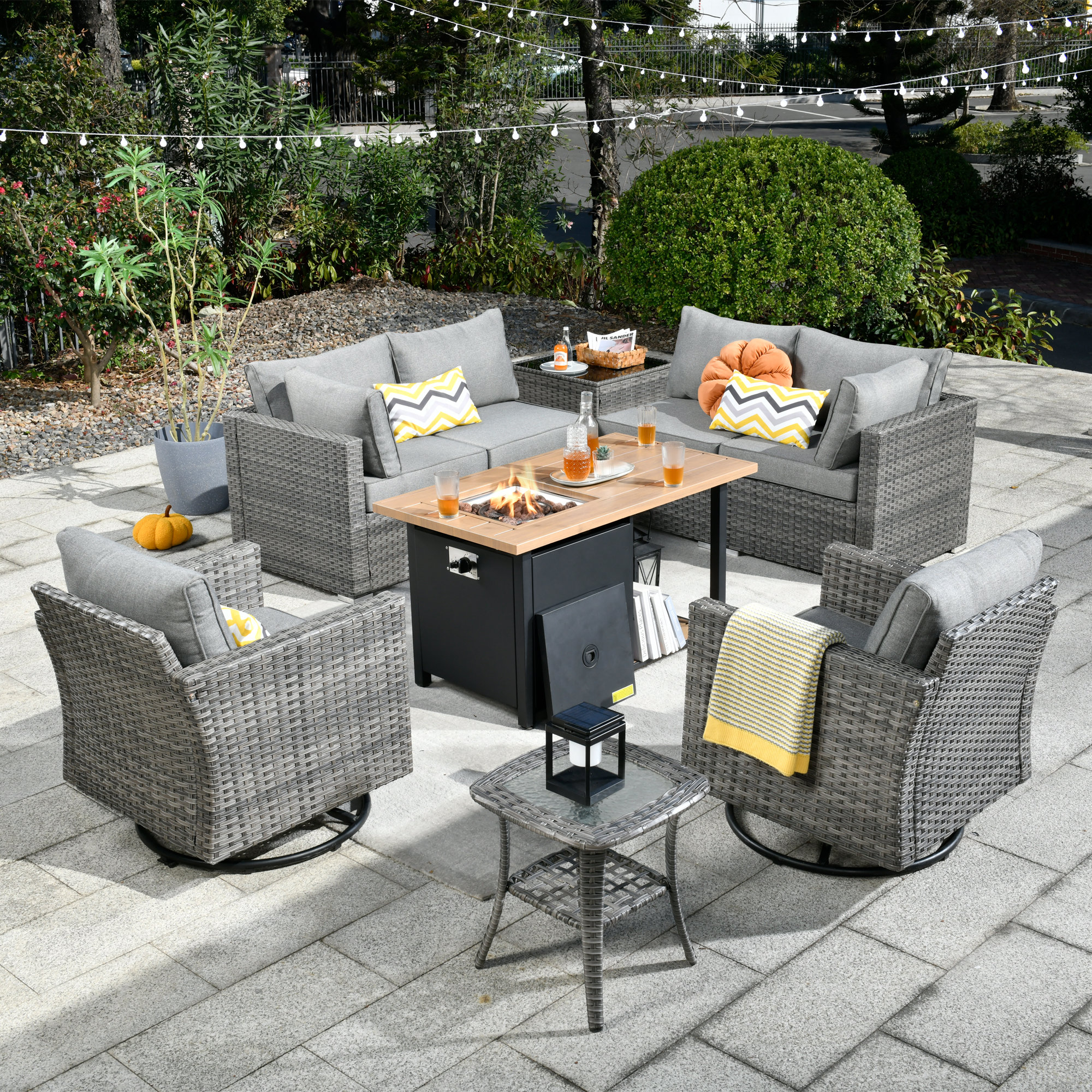XIZZI Hop Sectional Seating Group with Cushions | Wayfair