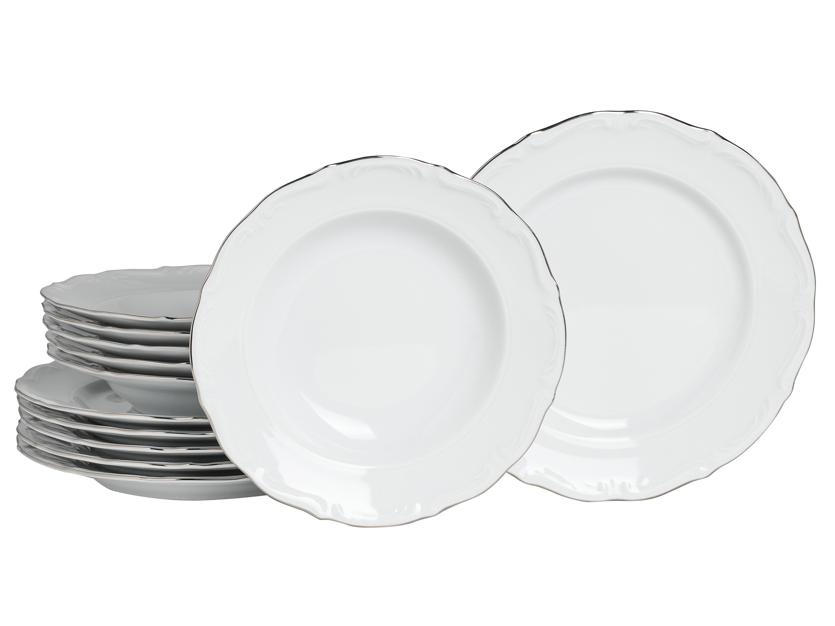 Creatable Maria Theresia 12 Piece Porcelain Dinnerware Set - Service ...