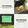 Outsunny Garden Compost Bin 80 Gallon Outdoor Large Capacity Composter ...