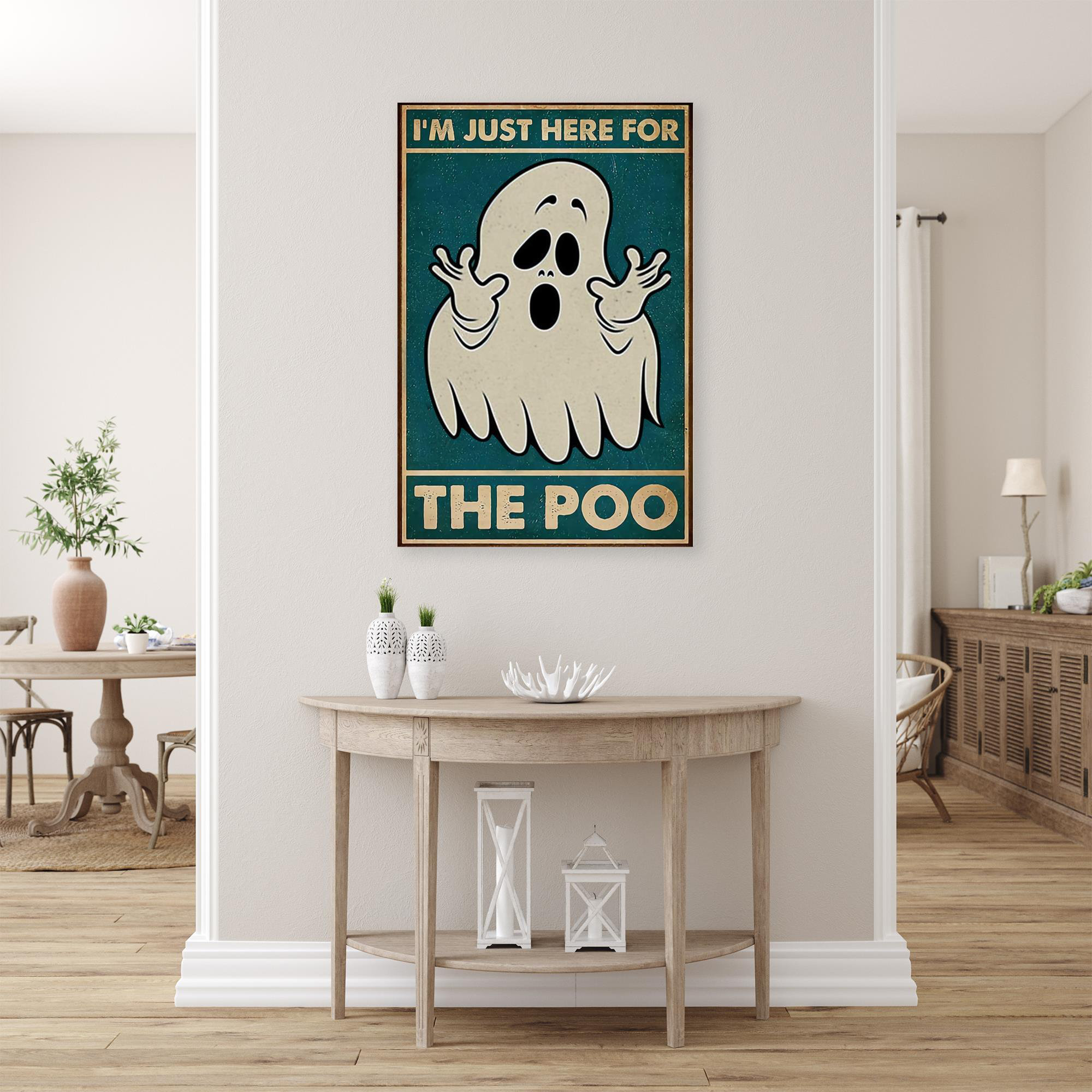 Trinx Im Just Here For The Poo - 1 Piece Rectangle Graph Im Just Here ...