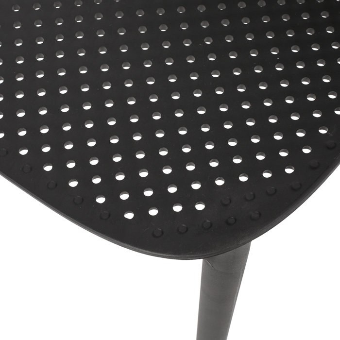 Latitude Run® Outdoor Stackable Dining Side Chair & Reviews | Wayfair