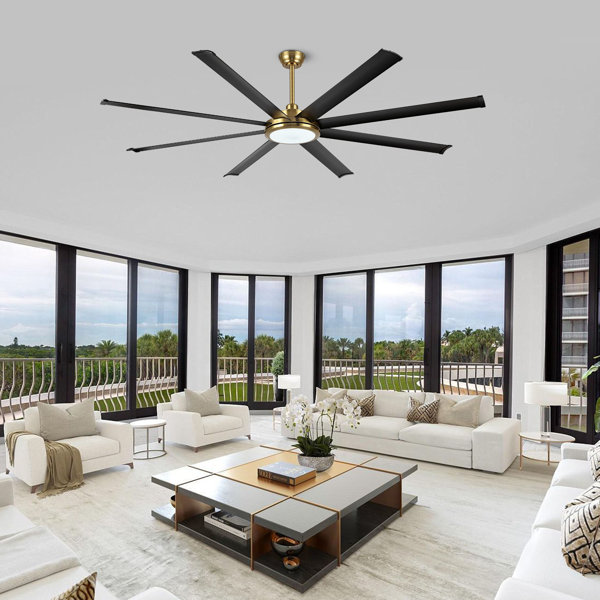Steelside™ Osaze Ceiling Fan with LED Lights & Reviews | Wayfair
