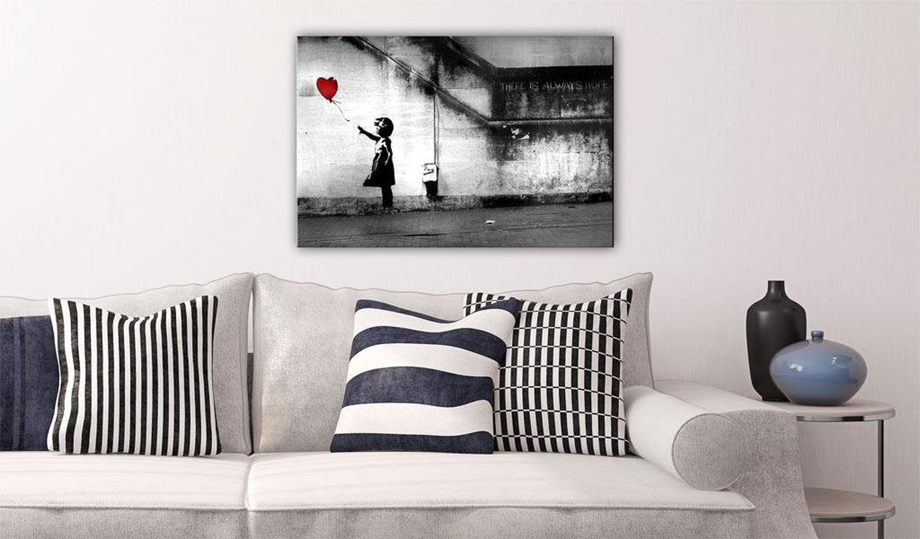 Williston Forge Galkhai Banksy Hope On Canvas Print | Wayfair