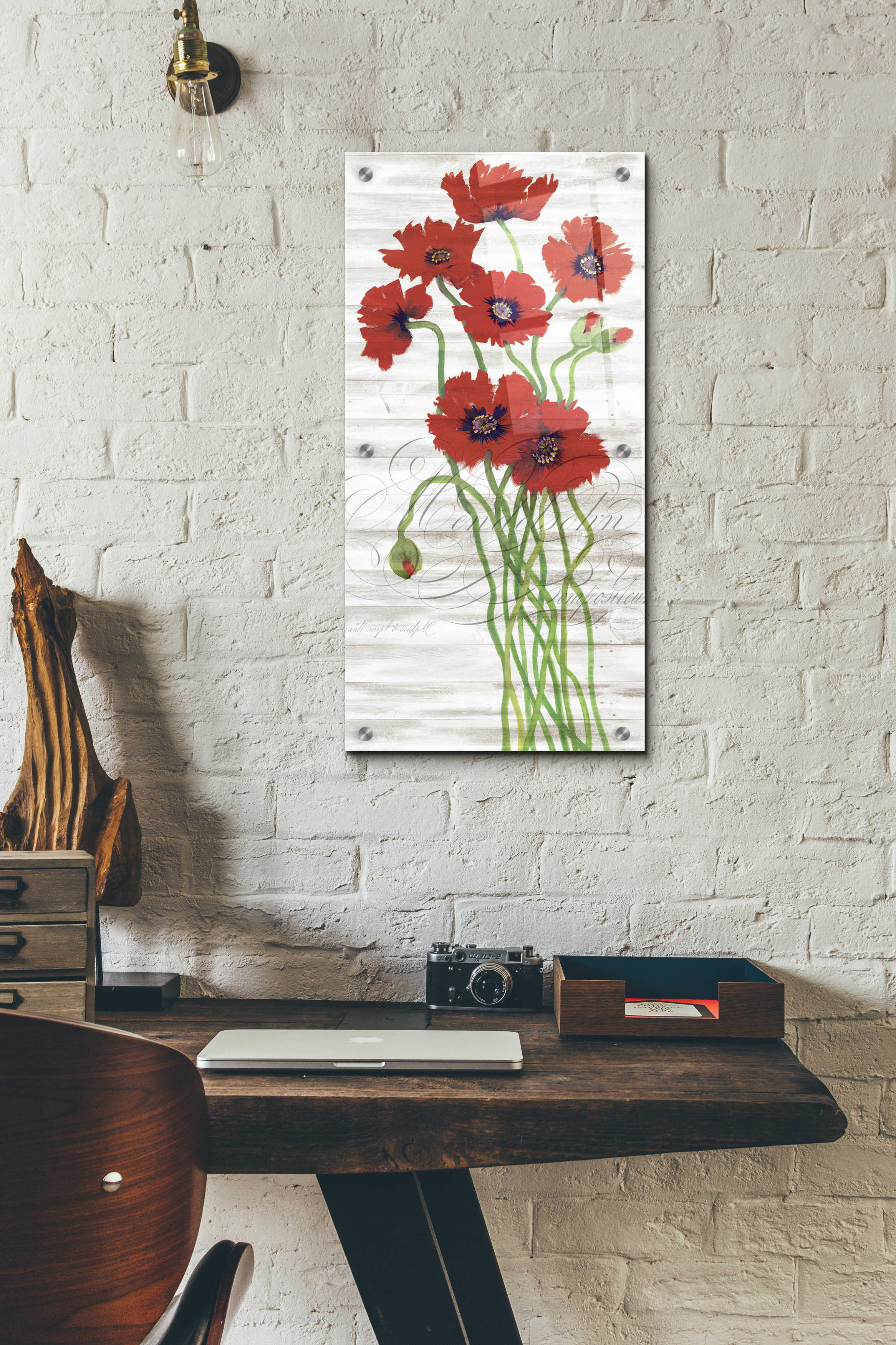 Lark Manor™ " Red Poppy Panel I " by Tim O'Toole | Wayfair
