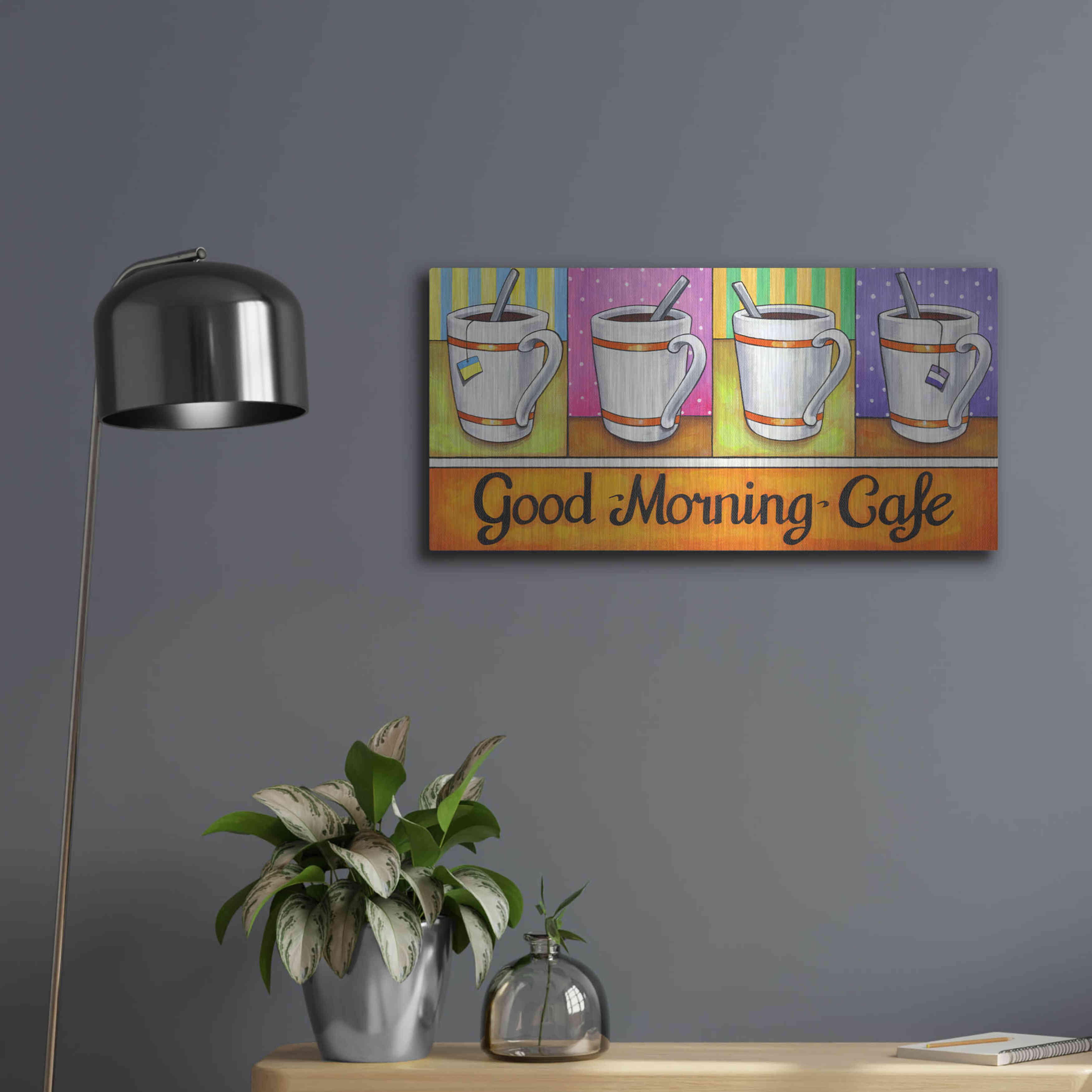 Lark Manor™ Good Morning Cafe' by Cathy Horvath-Buchanan, Metal Wall ...