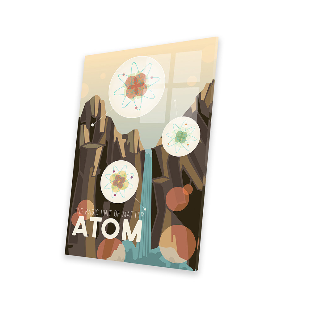 Ebern Designs A Is For ATOM Print On Acrylic Glass - Wayfair Canada