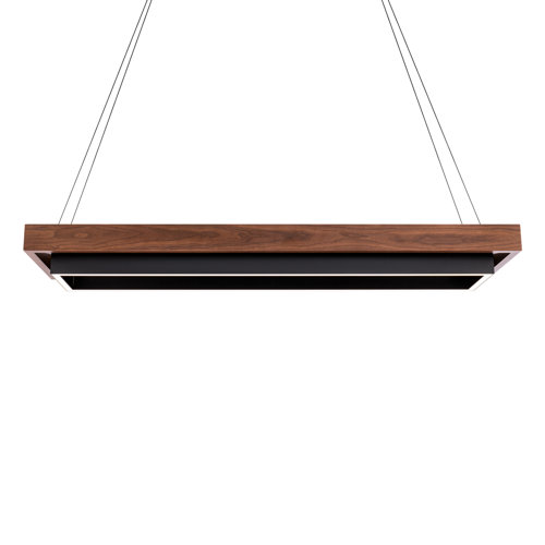 Modern Forms Hustler 1 - Light Black/Dark Walnut LED Pool Table Lights ...