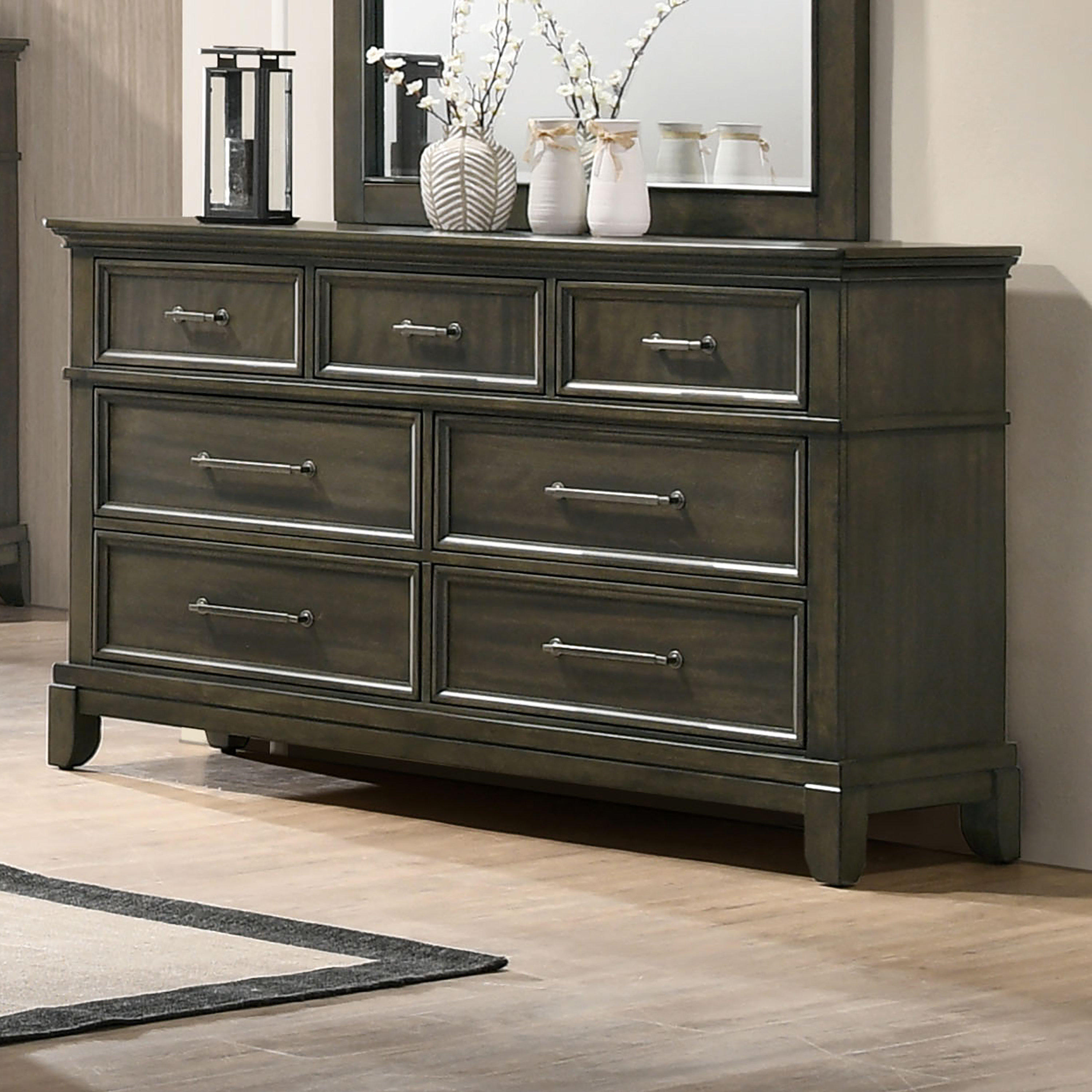 Charlton Home® Filloreta 63" Width Wood 7-Drawer Dresser | Wayfair