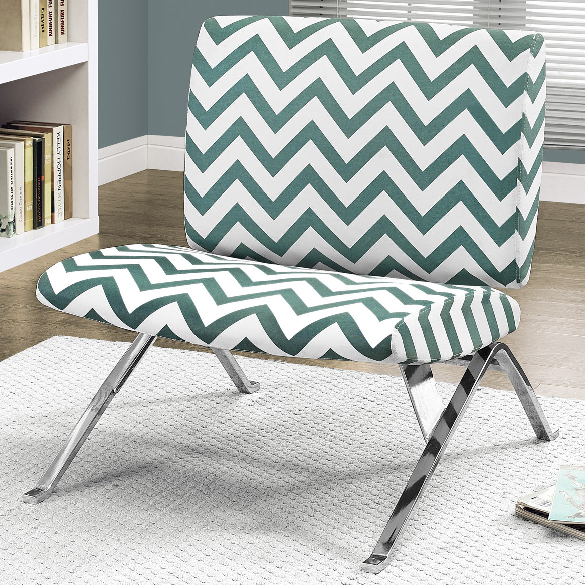 Ivy Bronx Harshini Accent Chair, Armless, Fabric, Living Room, Bedroom ...