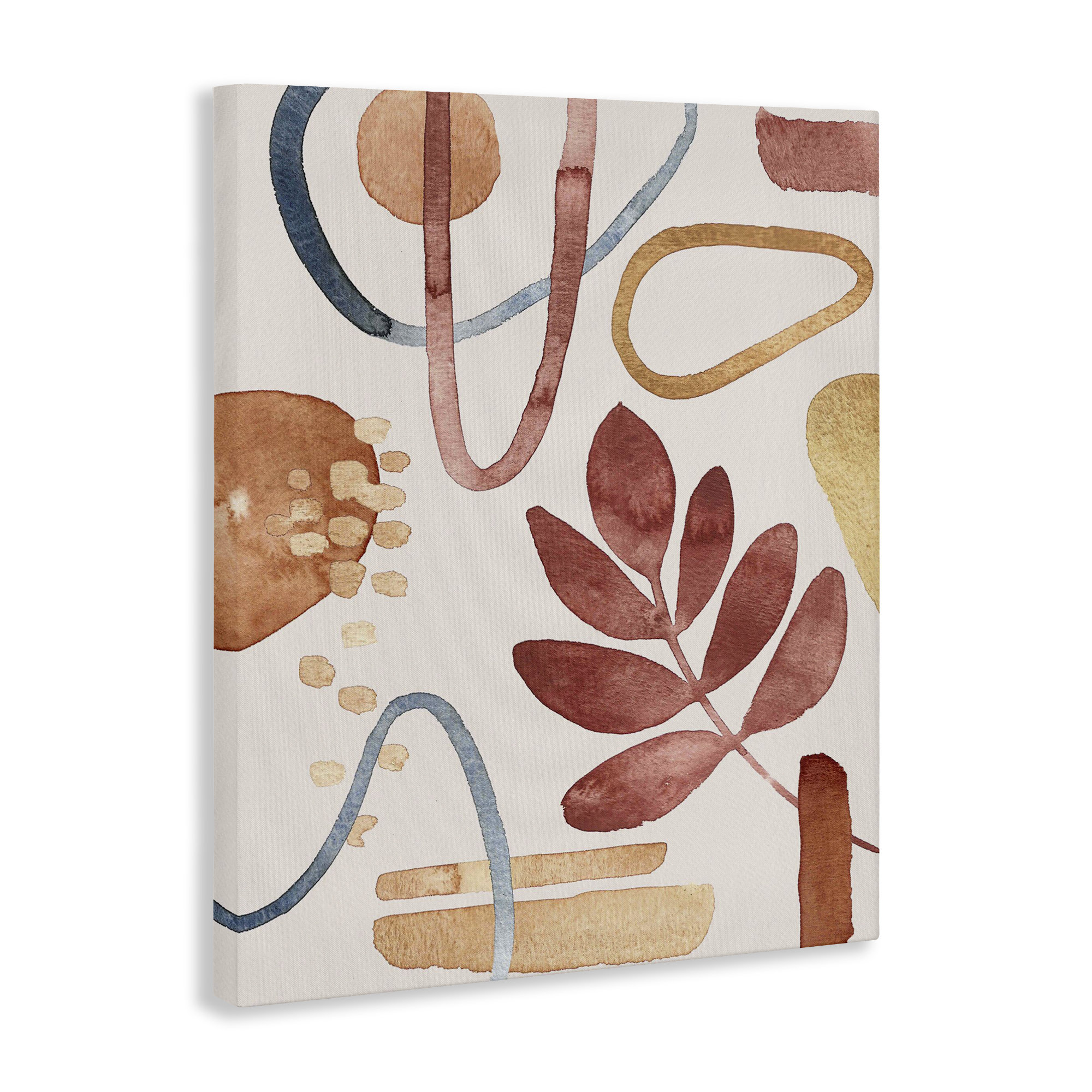 Dakota Fields Earthy Organic Nature & Shapes Canvas, design by Camila ...