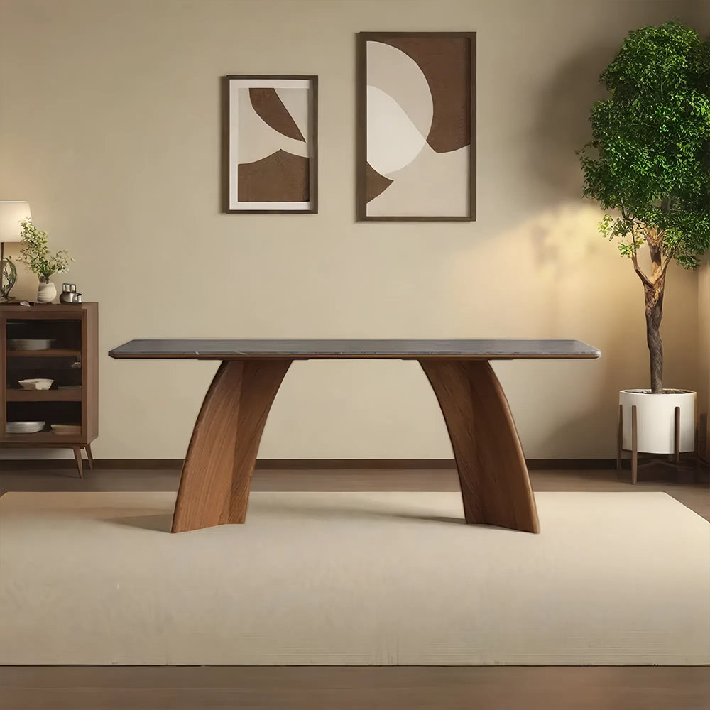 Orren Ellis Retro style rock slab rectangular dining table | Wayfair