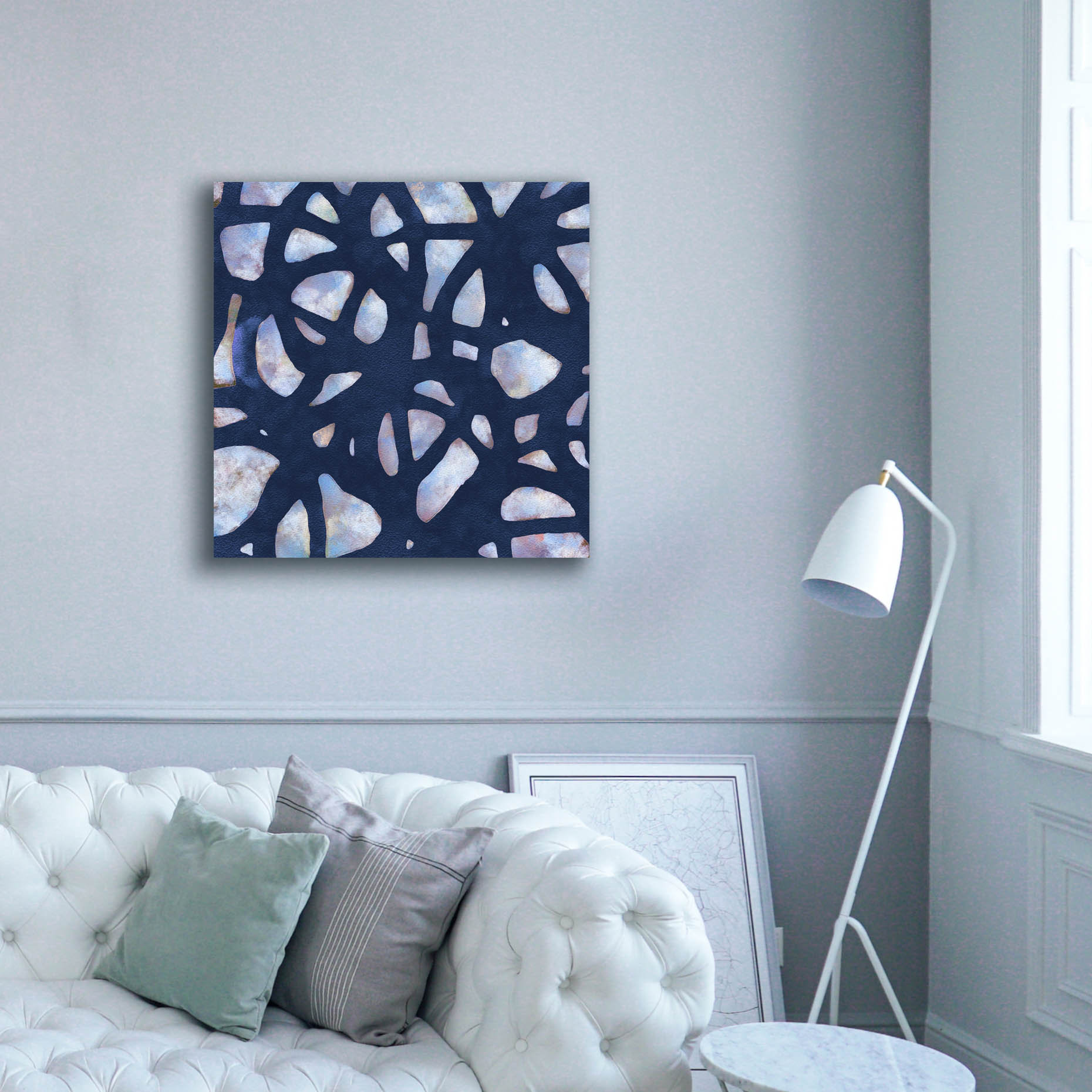 Epic Graffiti 'Sky Net 1' by Alonzo Saunders Canvas Wall Art, 37" x 37 ...