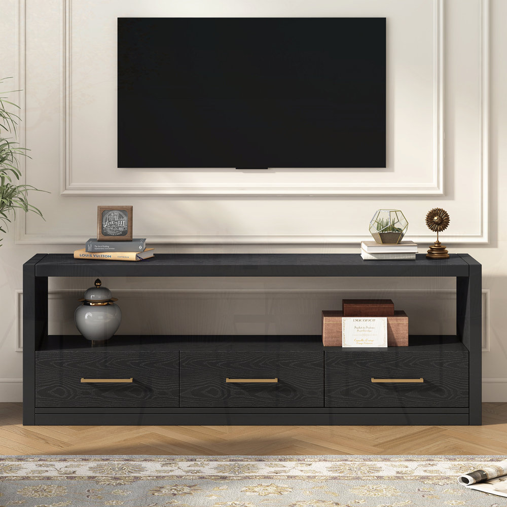 Latitude Run® Classic Design with Three Drawers and Spacious Surface ...