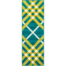 JaneSeymour™ Plaid Green Area Rug & Reviews | Wayfair
