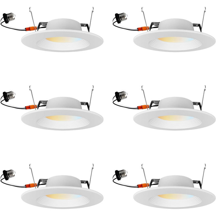 Sunlite 7.39'' Selectable Color Temperature LED Retrofit Recessed ...