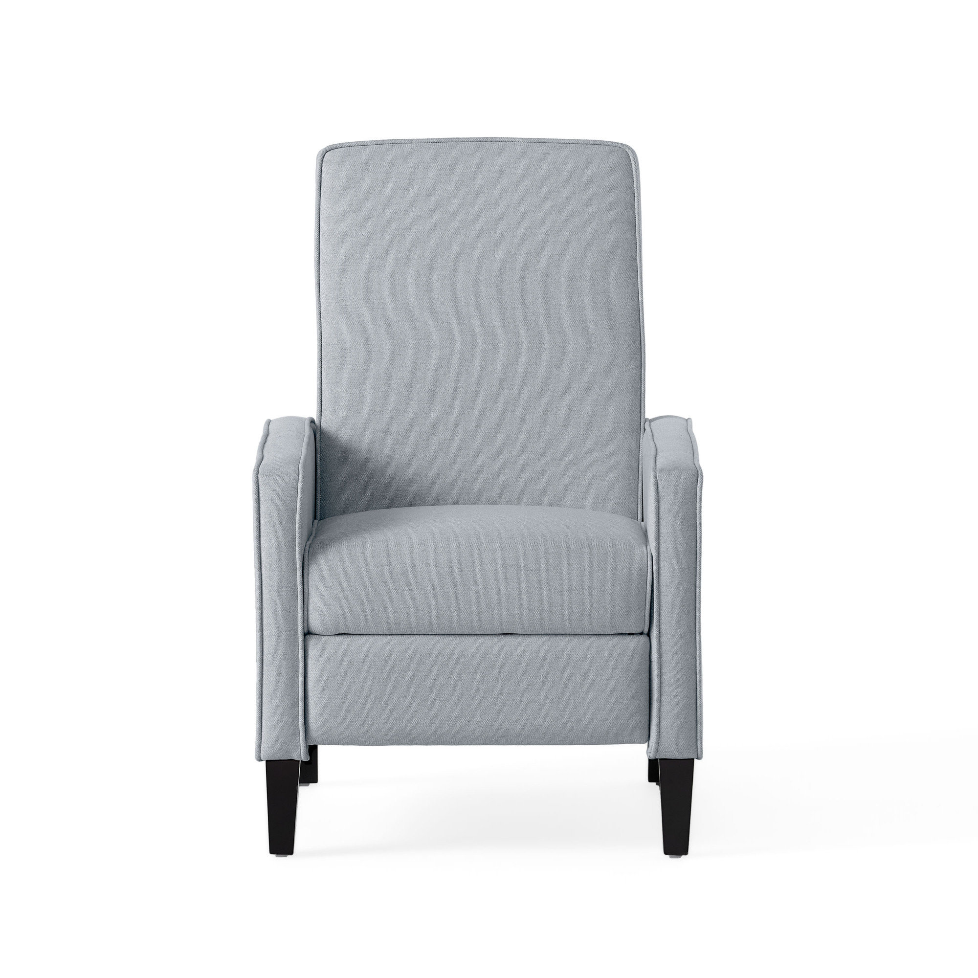 Latitude Run® Elegant And Comfortable Light Grey Fabric Push Back Chair ...