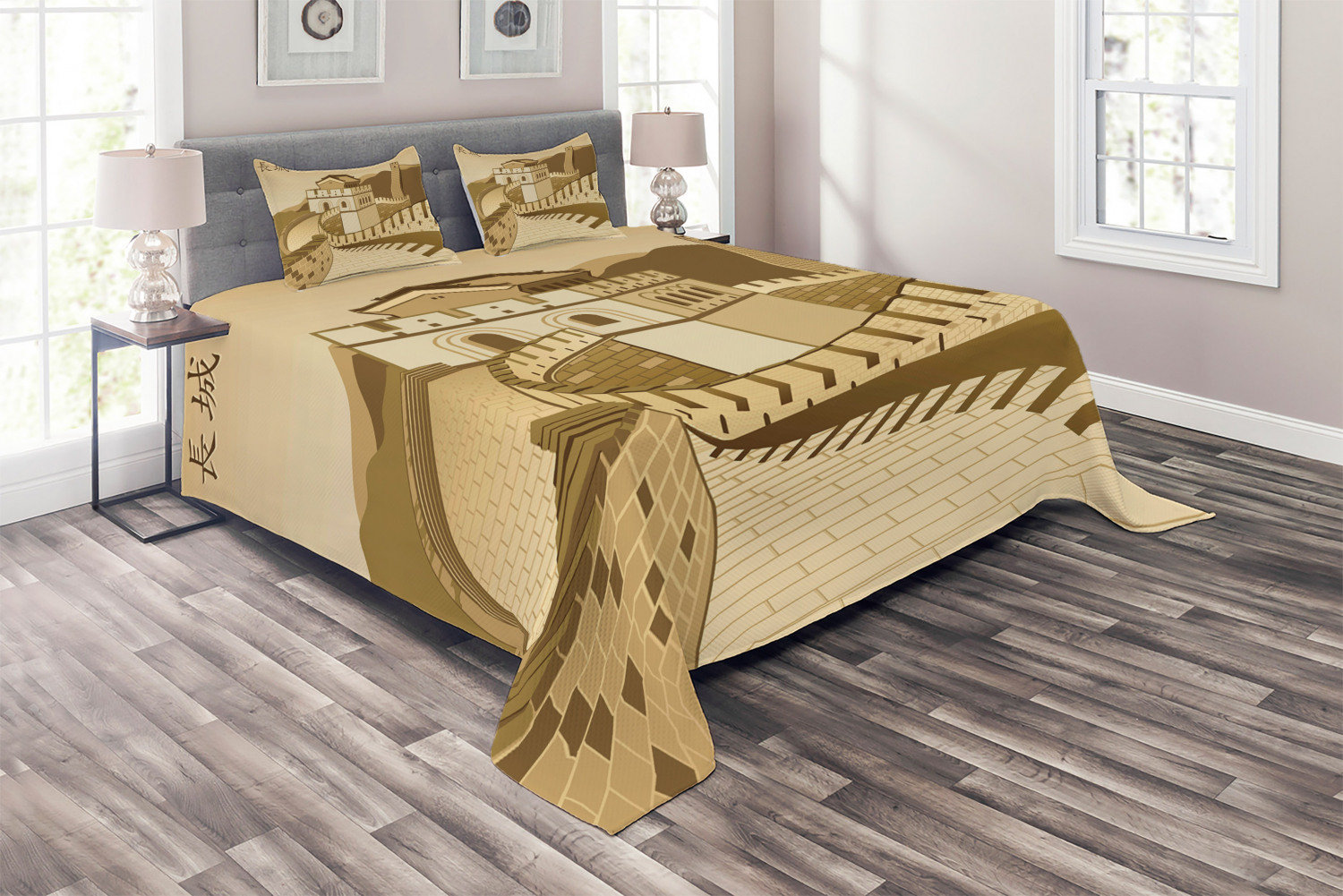 Ambesonne Asian Coverlet Set | Wayfair