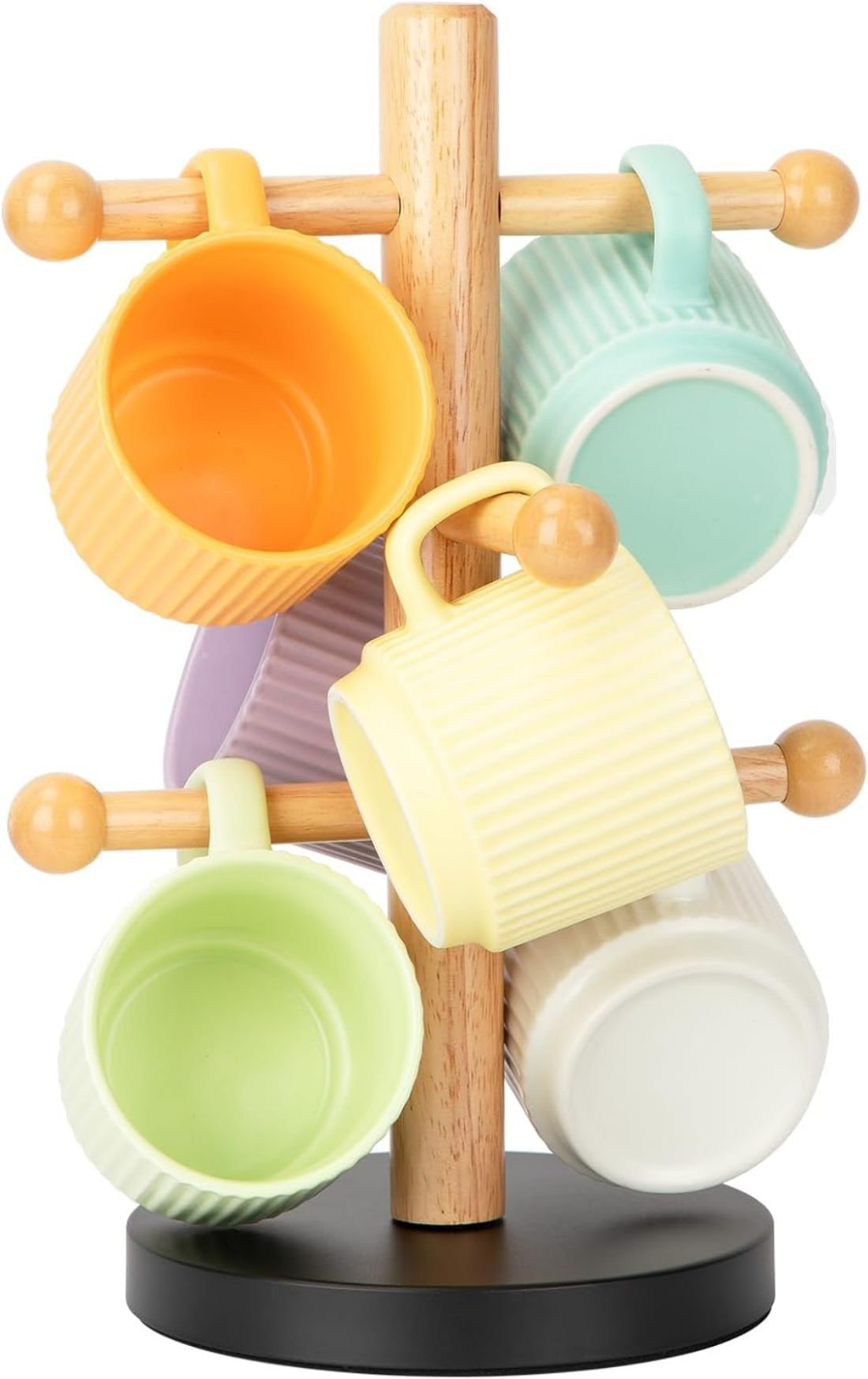 Rebrilliant Mug Holder, Coffee Cup Tree For Countertop With Carbon ...