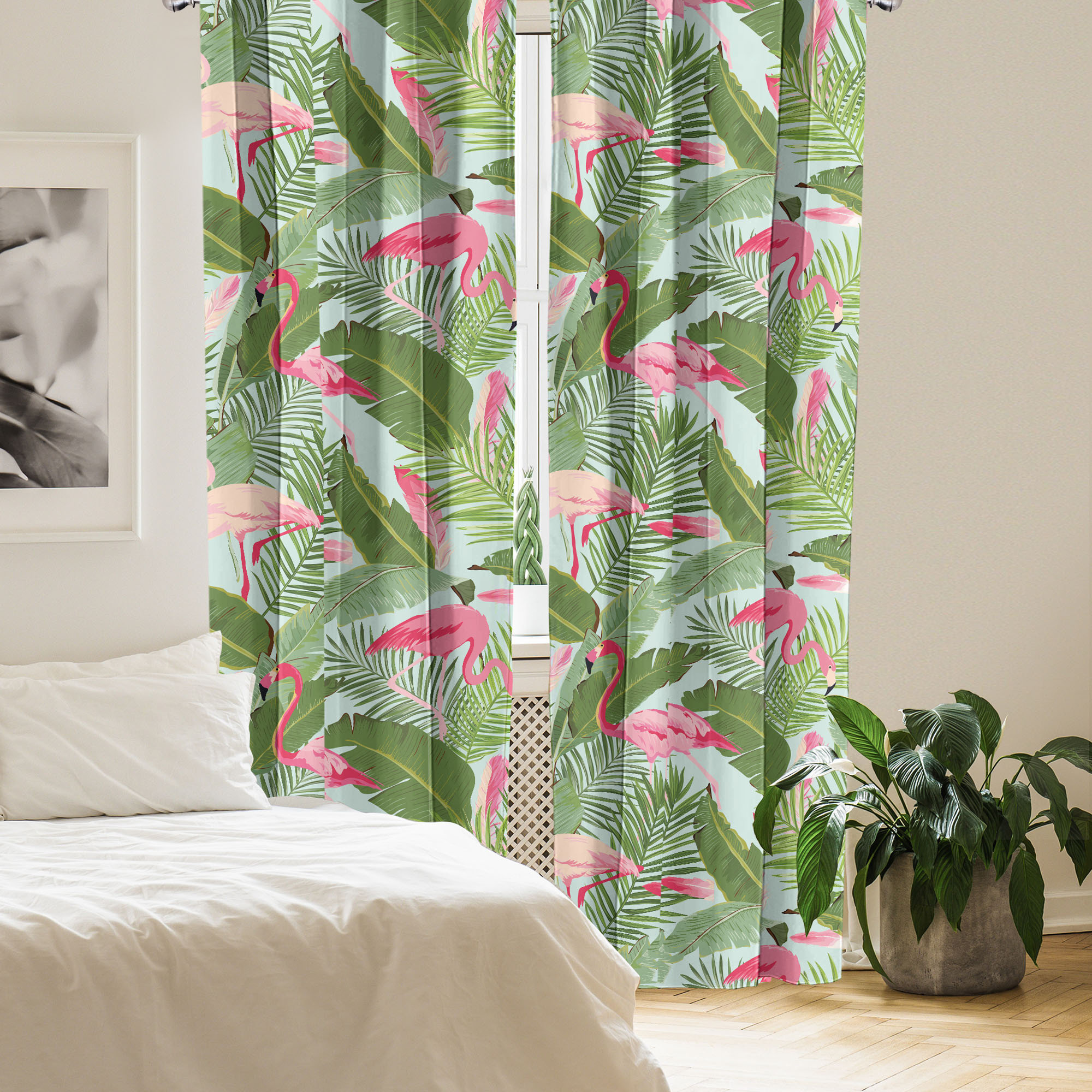 East Urban Home Viorelia Microfiber Room Darkening Curtain Pair | Wayfair